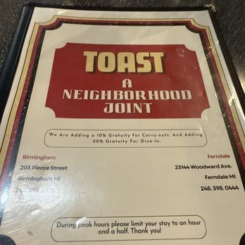 TOAST - Updated December 2025 - 823 Photos & 866 Reviews - 23144 ...