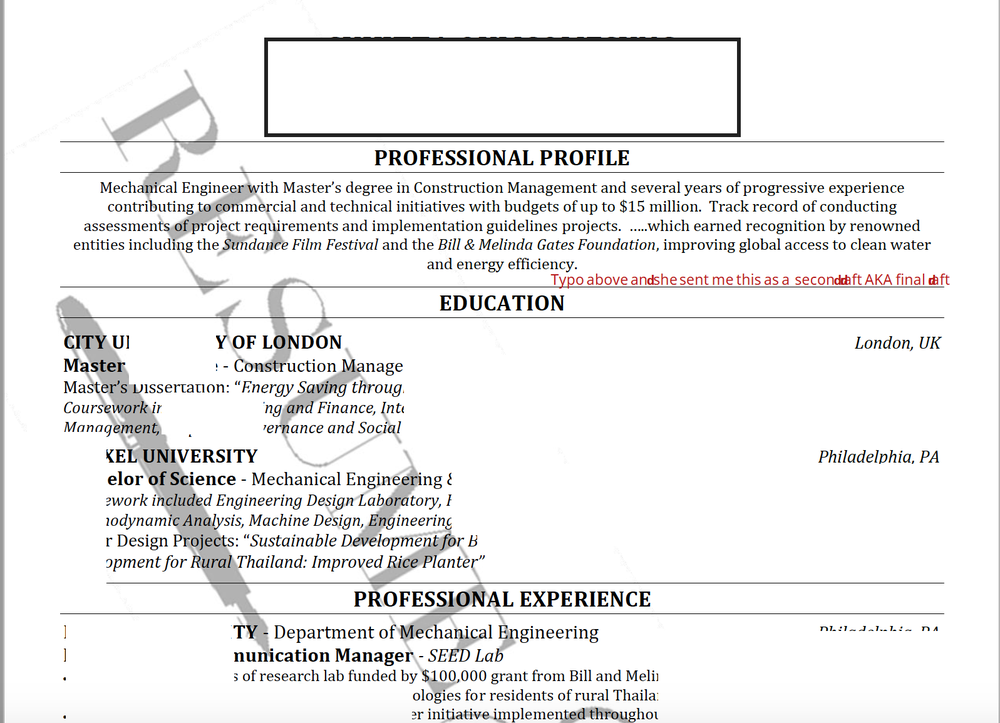 This is the second draft, which supposed to be the final draft. I will ...