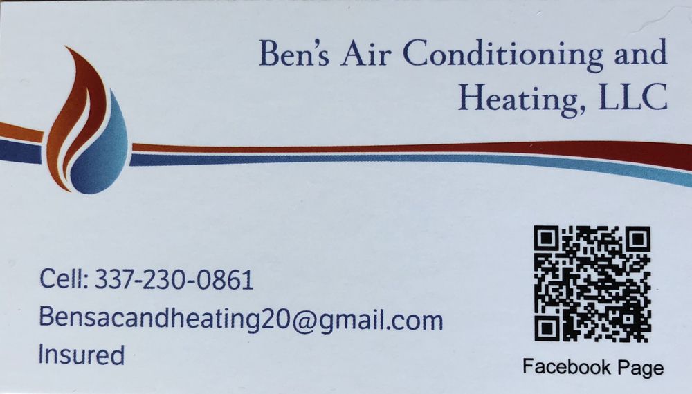 BEN’S AIR CONDITIONING AND HEATING - Breaux Bridge, Louisiana - Heating ...