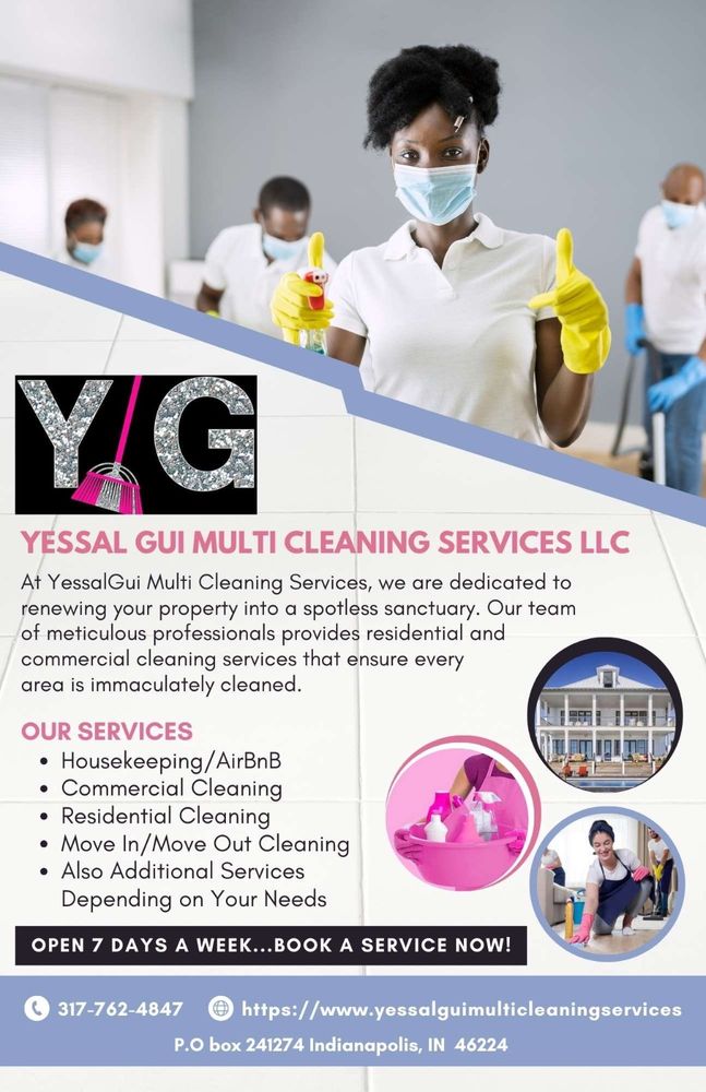YESSAL GUI MULTI CLEANING SERVICES - Updated March 2025 - PO Box 241274, Speedway, Indiana ...