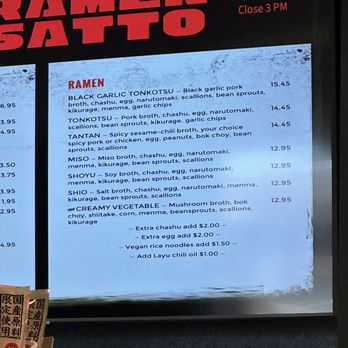 RAMEN SATTO - Updated October 2025 - 20 Photos & 16 Reviews - 1575 N ...