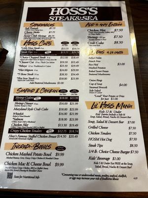 HOSS’S STEAK & SEA HOUSE - Updated October 2025 - 29 Photos & 49 ...