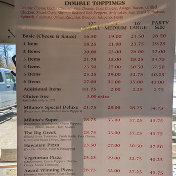 MILANO’S PIZZA - Updated January 2026 - 30 Photos & 64 Reviews - 3886 ...