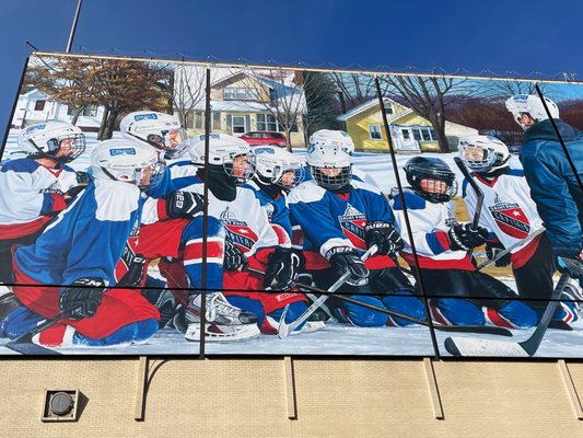 THE WORLD’S LARGEST HOCKEY MURAL - Cedar St & 6th St E, Saint Paul ...