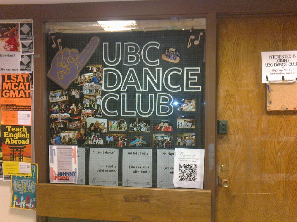 UBC DANCE CLUB - Updated December 2025 - Box 29, Room 241J Student ...
