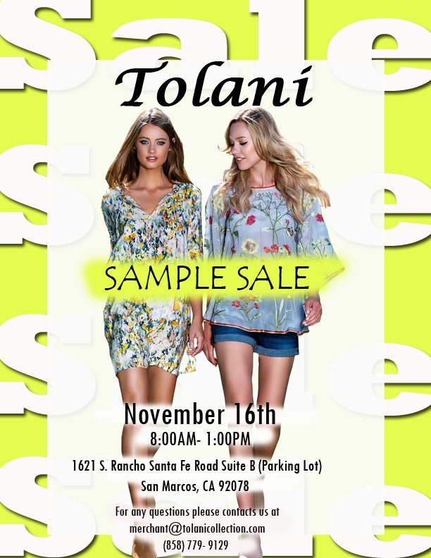 TOLANI COLLECTION - Updated December 2024 - 1621 S Rancho Santa Fe Rd ...