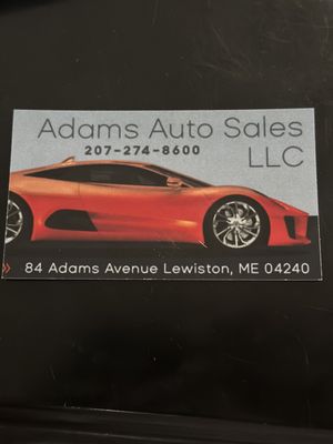 ADAMS AUTO SALES - Updated August 2024 - 84 Adams Ave, Lewiston, Maine ...
