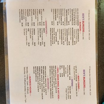 BEN’S BURGERS - Updated December 2025 - 117 Photos & 253 Reviews - 777 ...