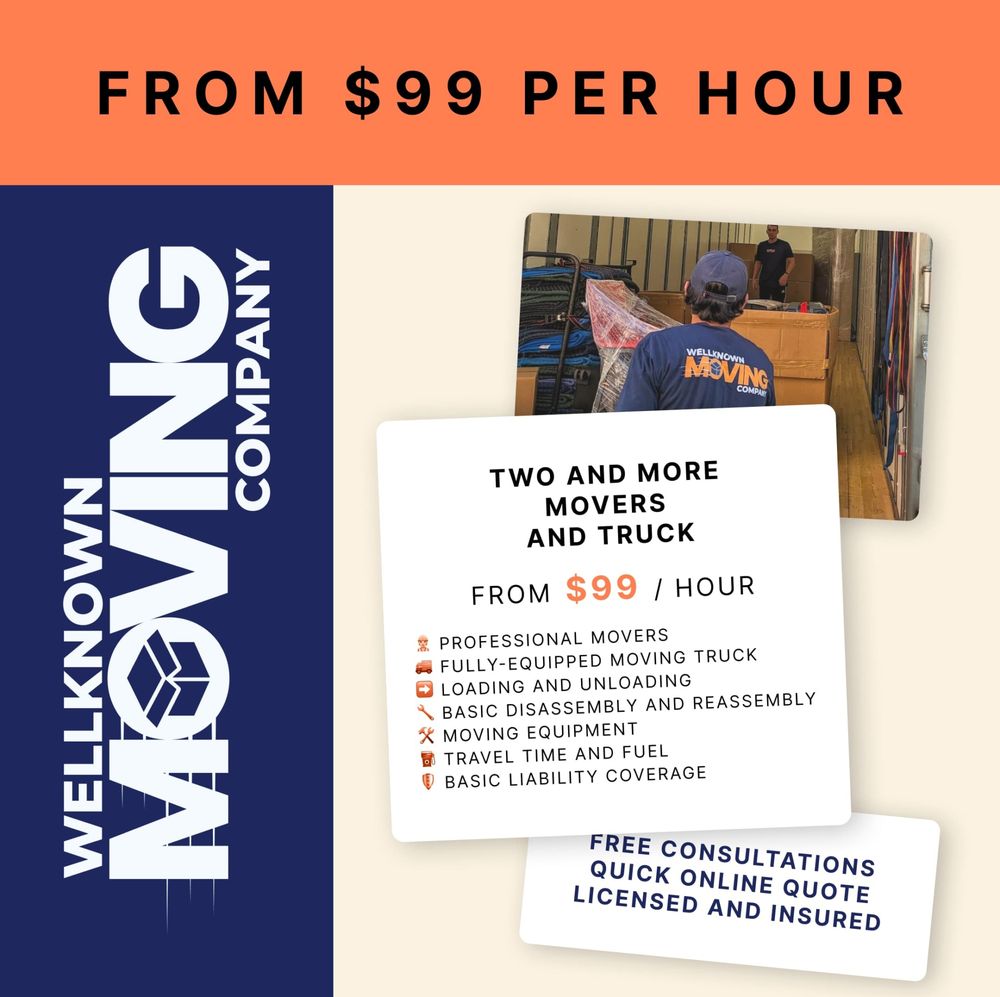 WELLKNOWN MOVING COMPANY - Updated July 2025 - 13 Photos - 8 Prince ...