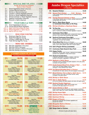 JUMBO DRAGON - Updated December 2025 - 26 Reviews - 1405 Ottawa Street ...