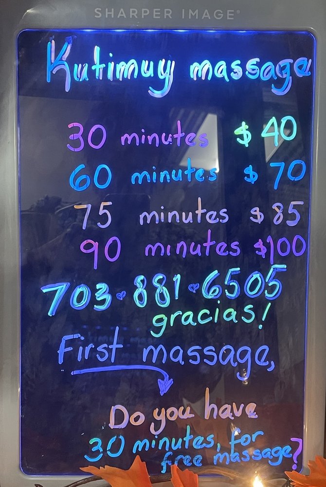 KUTIMUY MASSAGE - Updated January 2025 - 10980 Bulloch Dr, Sudley ...