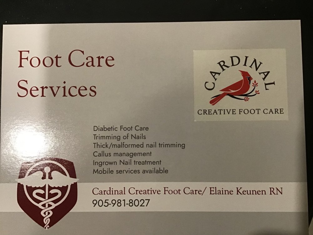 CARDINAL CREATIVE FOOT CARE - Caistor Centre, Ontario, Canada - Foot ...