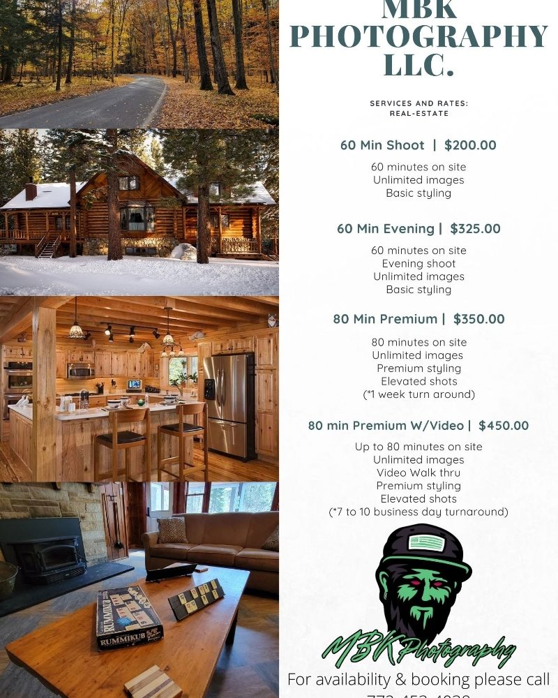 MBK PHOTOGRAPHY - Mancelona, Michigan - Real Estate Photography - Phone ...