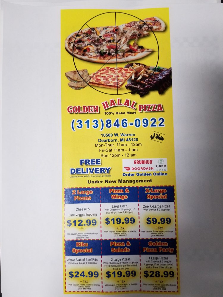 GOLDEN HALAL PIZZA - Updated August 2025 - 11 Photos & 14 Reviews ...