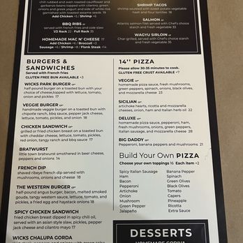 WICKS PARK BAR & GRILL - Updated June 2025 - 164 Photos & 190 Reviews ...