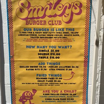 SMILEYS BURGER CLUB - Updated December 2024 - 32 Photos & 21 Reviews ...