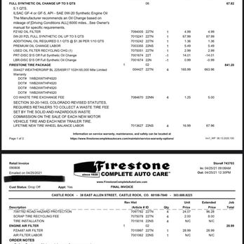 FIRESTONE COMPLETE AUTO CARE - Updated August 2024 - 60 Reviews - 38 E ...