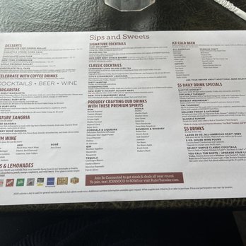 RUBY TUESDAY - Updated January 2026 - 33 Photos & 44 Reviews - 1238 ...