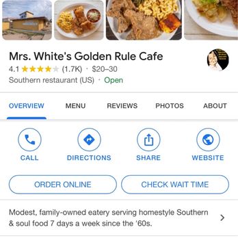 MRS WHITE’S GOLDEN RULE CAFE - Updated June 2025 - 396 Photos & 655 ...