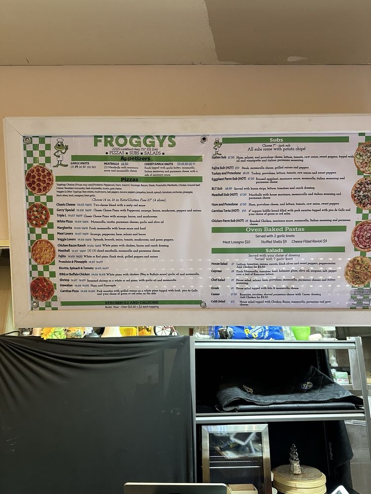 FROGGY’S PIZZA - Updated December 2025 - 22115 Lankford Hwy, Cape ...