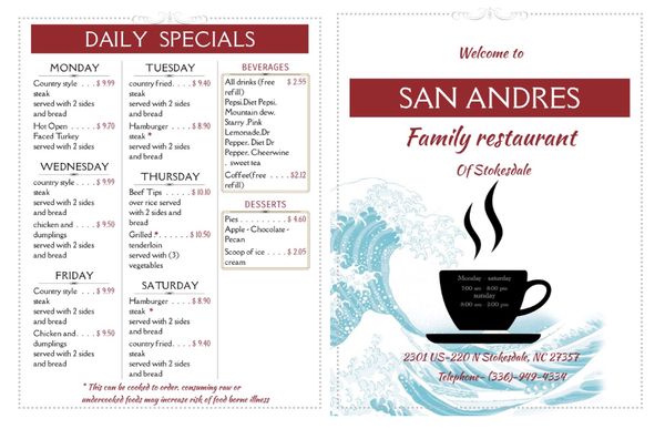 SAN ANDRES FAMILY RESTAURANT - Updated June 2025 - 2301 US-220 ...