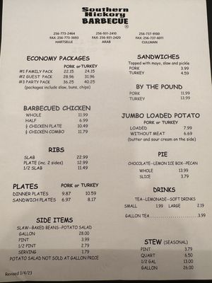 SOUTHERN HICKORY BARBECUE - Updated January 2026 - 212 Broadway Dr SW ...