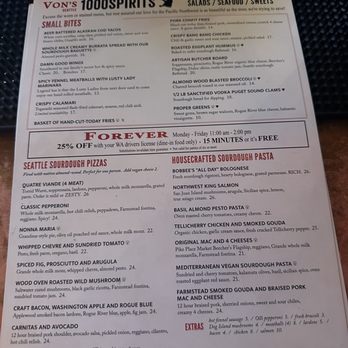 VON’S 1000 SPIRITS - New American Restaurant in Seattle, Washington at ...