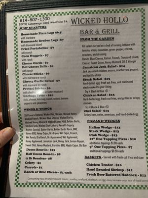 WICKED HOLLO BAR & GRILL - Updated July 2025 - 18208 Cussewago Rd ...