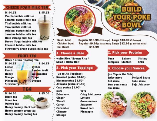 POKE BOWL AND BOBA TEA - Updated October 2025 - 69 Photos & 30 Reviews - 1086 E Eau Gallie Blvd ...