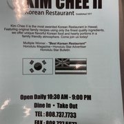 KIM CHEE II RESTAURANT - 535 Photos & 348 Reviews - 3569 Waialae Ave ...