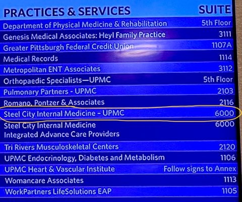 STEEL CITY INTERNAL MEDICINE-UPMC - Updated December 2025 - 9104 ...