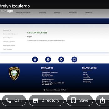 PUYALLUP POLICE DEPARTMENT - Updated January 2026 - 31 Photos - 311 W ...