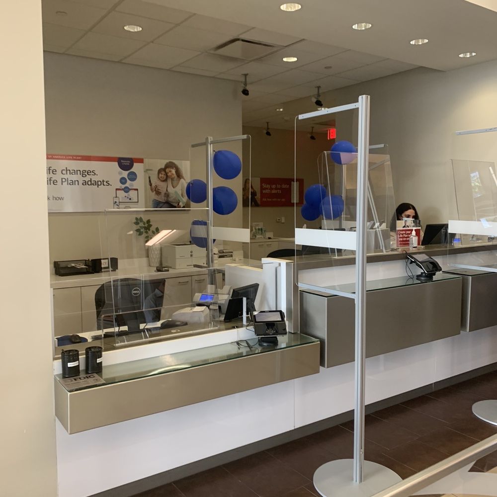 Bank Teller Window Glass