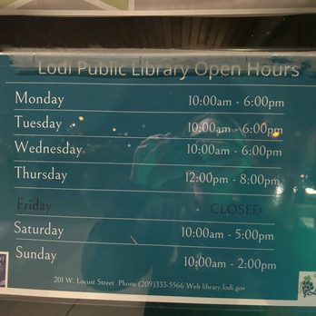 LODI PUBLIC LIBRARY - Updated August 2025 - 21 Reviews - 201 W Locust ...