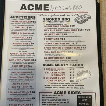 ACME BY FULL CIRCLE - Updated August 2025 - 83 Photos & 41 Reviews ...