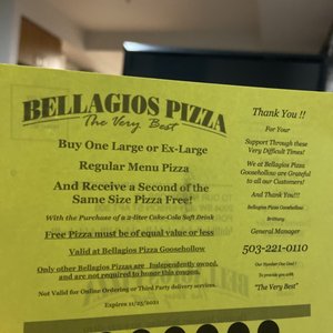 BELLAGIOS PIZZA - 36 Photos & 121 Reviews - 1742 SW Jefferson St ...