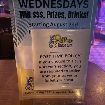 POST TIME LOUNGE CAFE & TROPICAL PATIO - CLOSED - Updated December 2025 ...