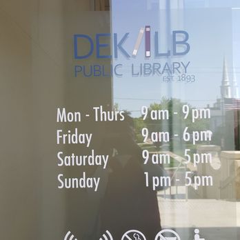 DEKALB PUBLIC LIBRARY - Updated October 2024 - 11 Photos & 16 Reviews ...
