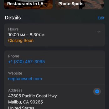 NEPTUNE’S NET - Updated November 2024 - 2035 Photos & 2166 Reviews ...