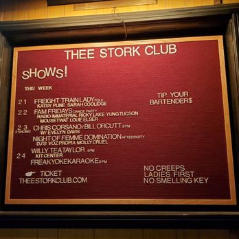 THEE STORK CLUB - Updated November 2025 - 55 Photos & 45 Reviews - 2330 ...