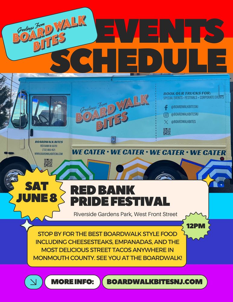 BOARDWALK BITES - Updated July 2024 - Red Bank, New Jersey - Food ...