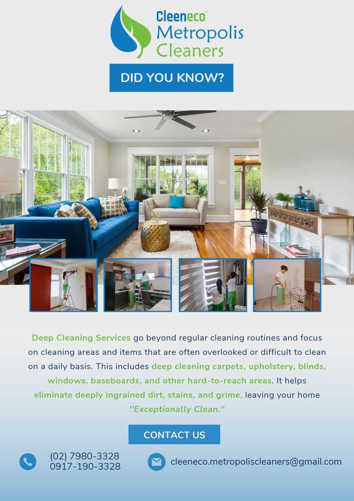 CLEENECO METROPOLIS CLEANING SERVICES - Block 11 Lot 15 EP Housing ...