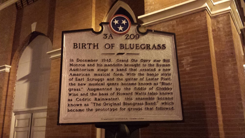 BIRTH OF BLUEGRASS HISTORICAL MARKER - Updated April 2025 - 116 5th Ave ...