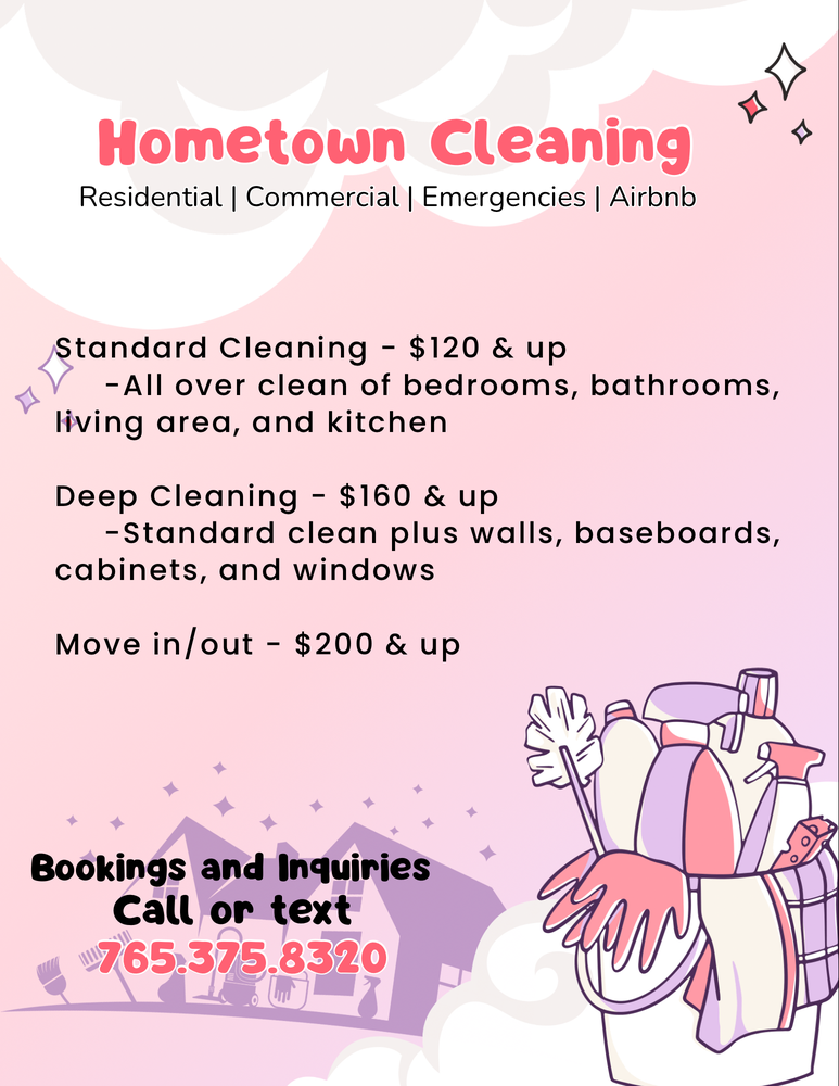 HOMETOWN CLEANING - Updated May 2025 - Request a Quote - Lafayette ...