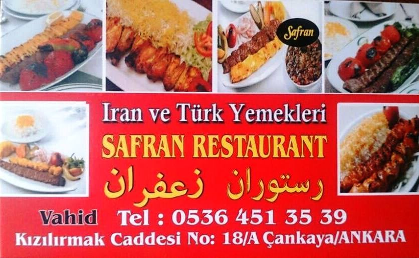 SAFRAN RESTAURANT - Updated April 2026 - Kizilarmak Cad. No:18/A ...