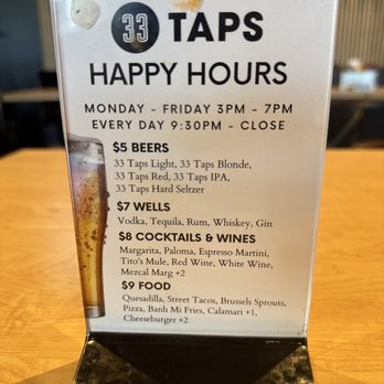 33 TAPS - Updated December 2025 - 321 Photos & 275 Reviews - 1240 S ...