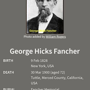 GEORGE HICKS FANCHER MEMORIAL - Updated October 2025 - 456-464 N Arboleda Dr, Merced, California ...