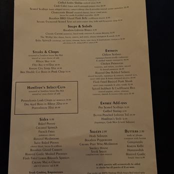 HAMILTON’S URBAN STEAKHOUSE AND BOURBON BAR - Updated January 2025 ...