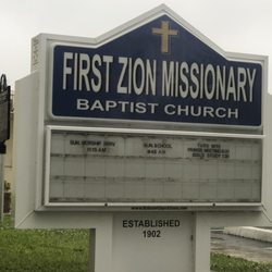 FIRST ZION MISSIONARY BAPTIST CHURCH - 125 SW 1st Ct, Deerfield Beach ...
