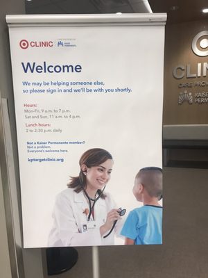 TARGET CLINIC CARE PROVIDED BY KAISER PERMANENTE - Updated October 2025 ...